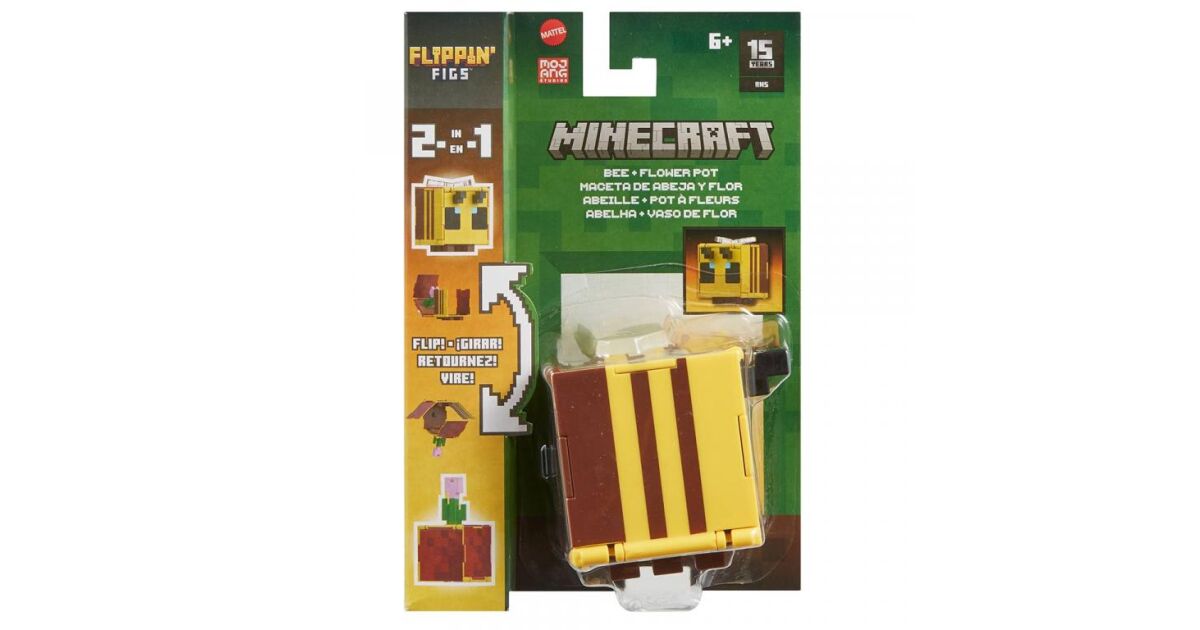 Minecraft: Flippin Figs Méhecske karakter figura - Mattel | Pepita.hu