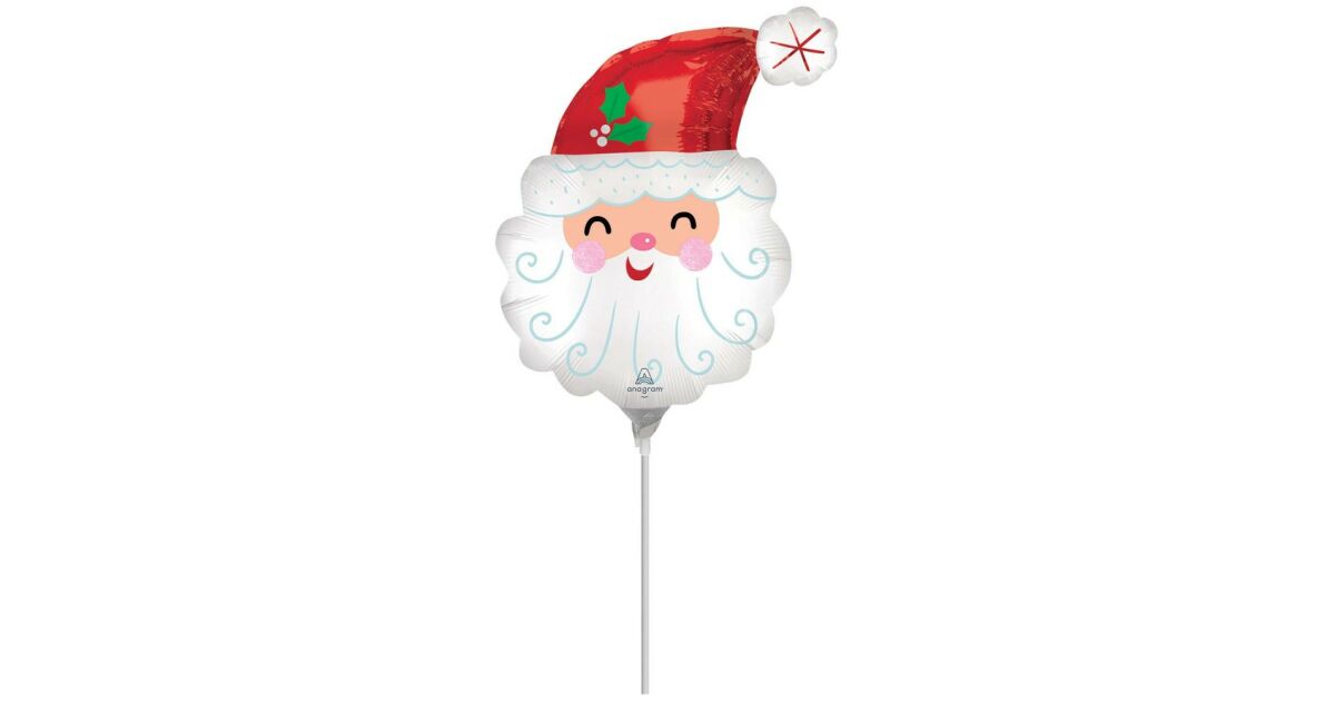 Télapó Red mini fólia lufi 25 cm (WP) | Pepita.hu