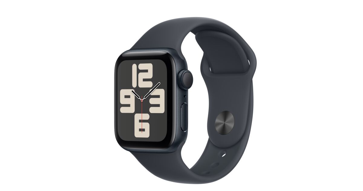 Apple Watch SE2 v3 GPS 40mm fekete alutok, fekete sport M/L | Pepita.hu