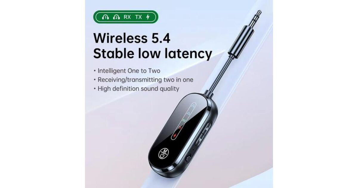 2 az 1-ben C83 Pro Bluetooth 5.4 audio ADÓ/VEVŐ adapter 3.5mm Jack ...