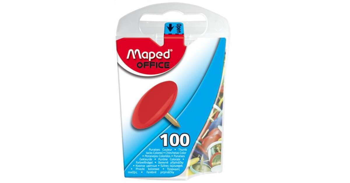 Drawing peg, 100 pcs, MAPED, colour - 100 pcs/bliss | Pepita.com