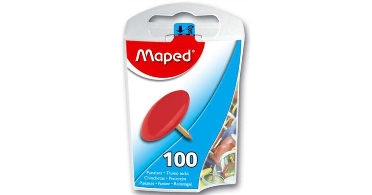 Drawing peg, 100 pcs, MAPED, colour - 100 pcs/bliss | Pepita.com