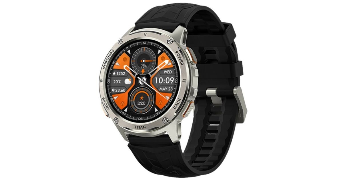 Smartwatch Maxcom FW110SR Titan Chronos, 1.43” AMOLED Corning Gorilla ...