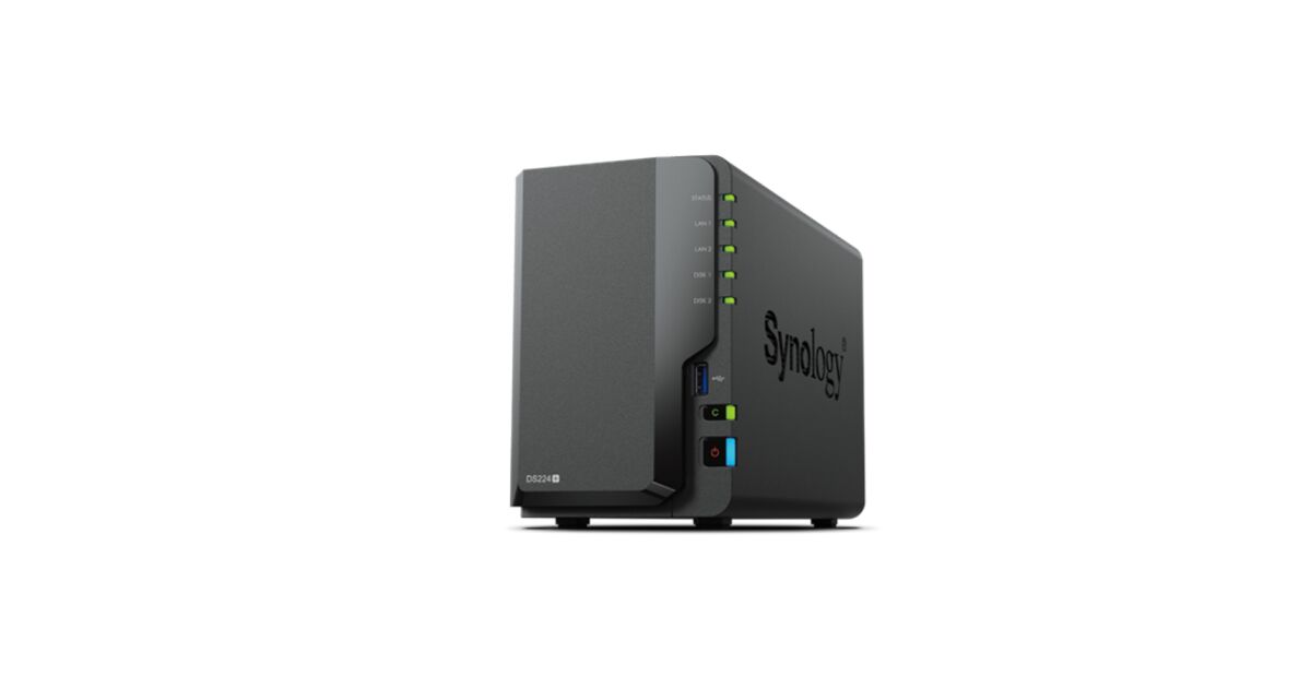 SYNOLOGY NAS 2 fiókos DS224+ Intel Celeron J4125 4x2GHz, 6GB DDR4 ...