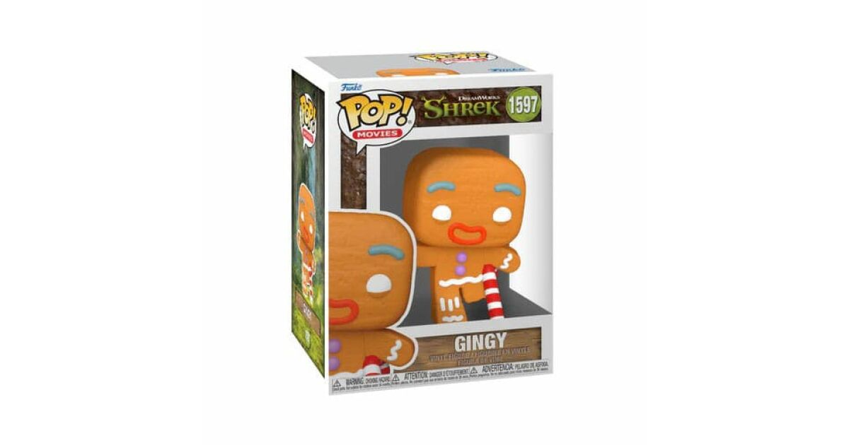 Funko Shrek POP! Movies Vinyl Figure 30th Anniversary Mézeskalácsember ...