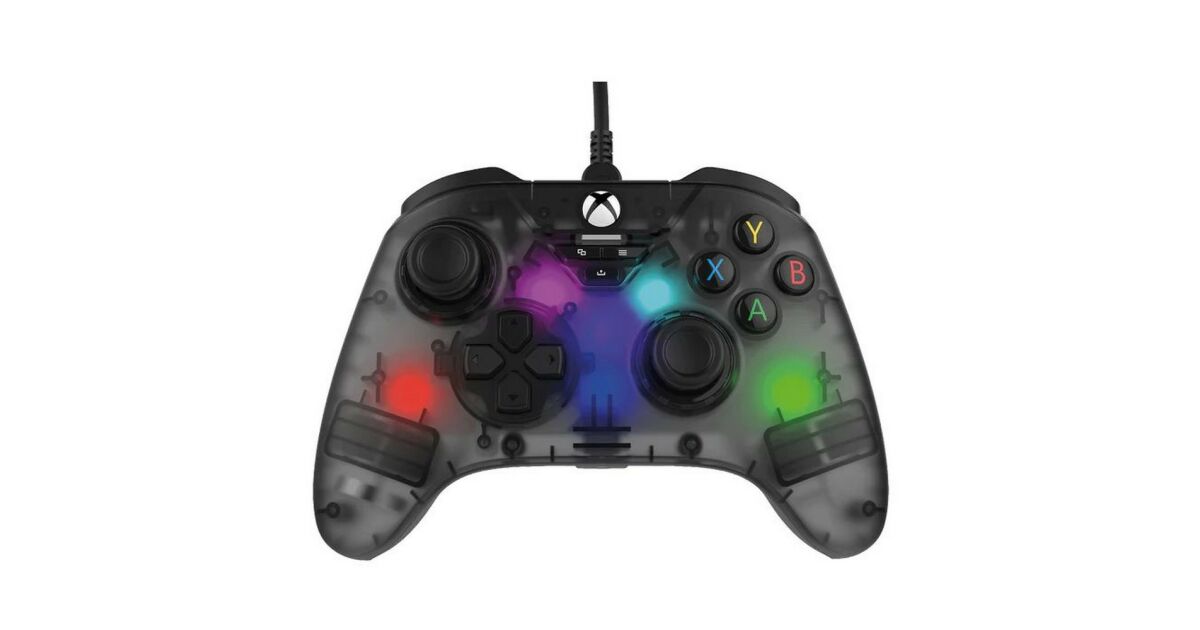 Snakebyte Xbox Series X GamePad RGB X vezetékes kontroller, szürke ...