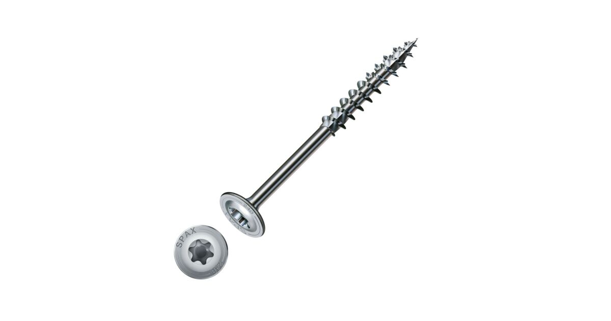 SPAX csavar 6x120/68 tányérfejű TXS, W, 4C,részleges menettel | Pepita.hu