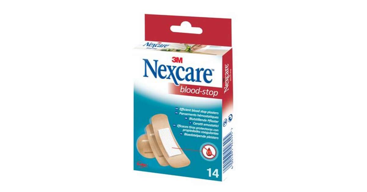 Pansament pentru plăgi 3M Nexcare Blood Stop, 14 bucăți, 14 bucăți ...
