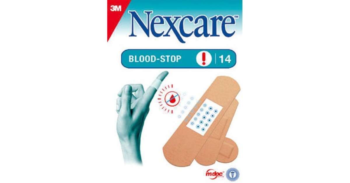 Pansament pentru plăgi 3M Nexcare Blood Stop, 14 bucăți, 14 bucăți ...