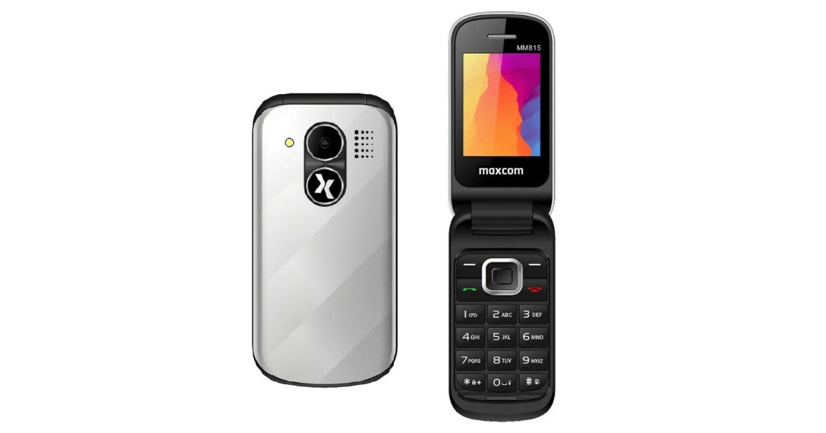 Maxcom MM815 kártyafüggetlen mobiltelefon nagy gombokkal, vészhívóval ...