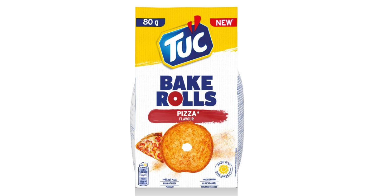 TUC BAKE ROLLS PIZZÁS 80G | Pepita.com
