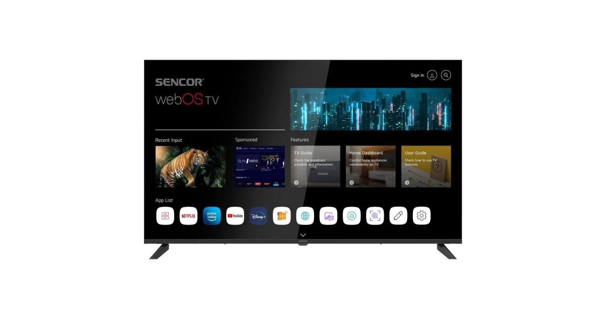 Sencor SLE 50US802TCSB 50 4K UHD Smart LED TV (SLE 50US802TCSB) | Pepita.hu