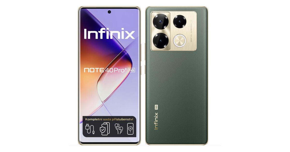 Infinix Note 40 PRO+ 5G 12GB/256GB Vintage Green (X6851B-GREE) | Pepita.hu