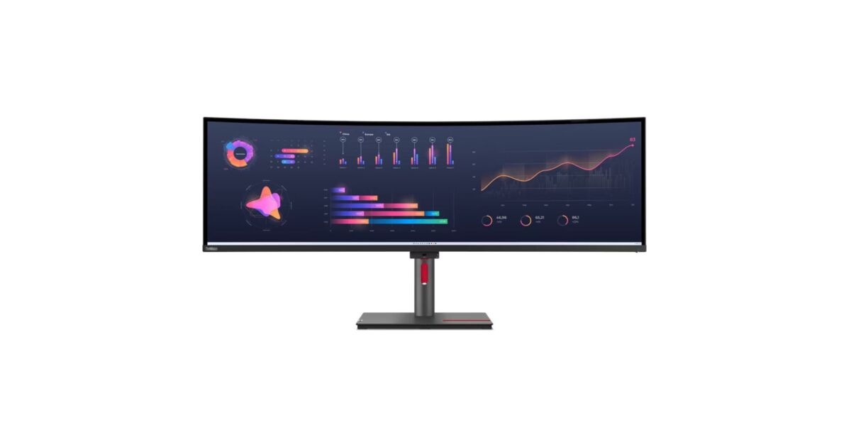 49 Lenovo ThinkVision P49w-30 ívelt monitor (63DBRAT1EU) (63DBRAT1EU ...