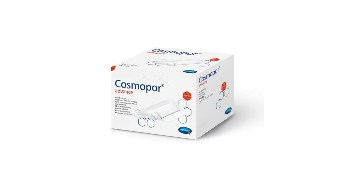 Plasturi Cosmopor Advance (901010), 7.2 x 5 cm, 25 bucati, Hartmann ...