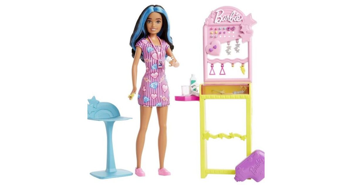 Mattel Barbie Skipper First Jobs Ékszerstand játékszett (HKD78) (HKD78 ...