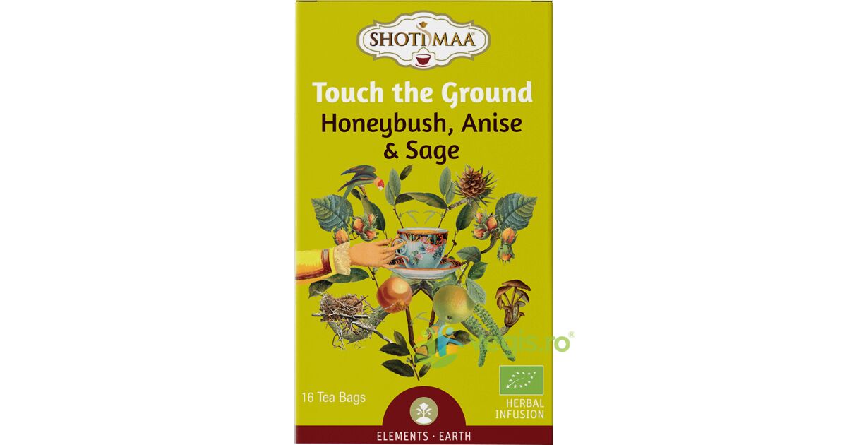 Ceai cu Honeybush, Anason si Salvie Touch de Ground Elements Ecologic ...