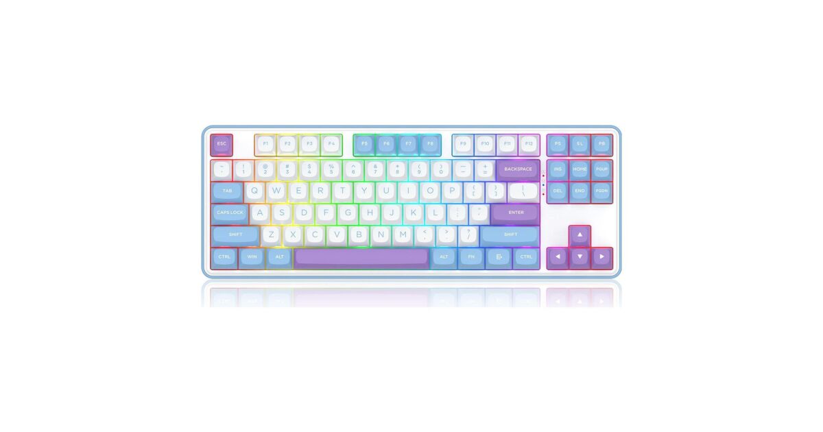 Redragon K707WBP RGB PRO StarBlade Vezetékes Mechanikus Billentyűzet US - Fehér (K707WBP-RGB-PRO ...