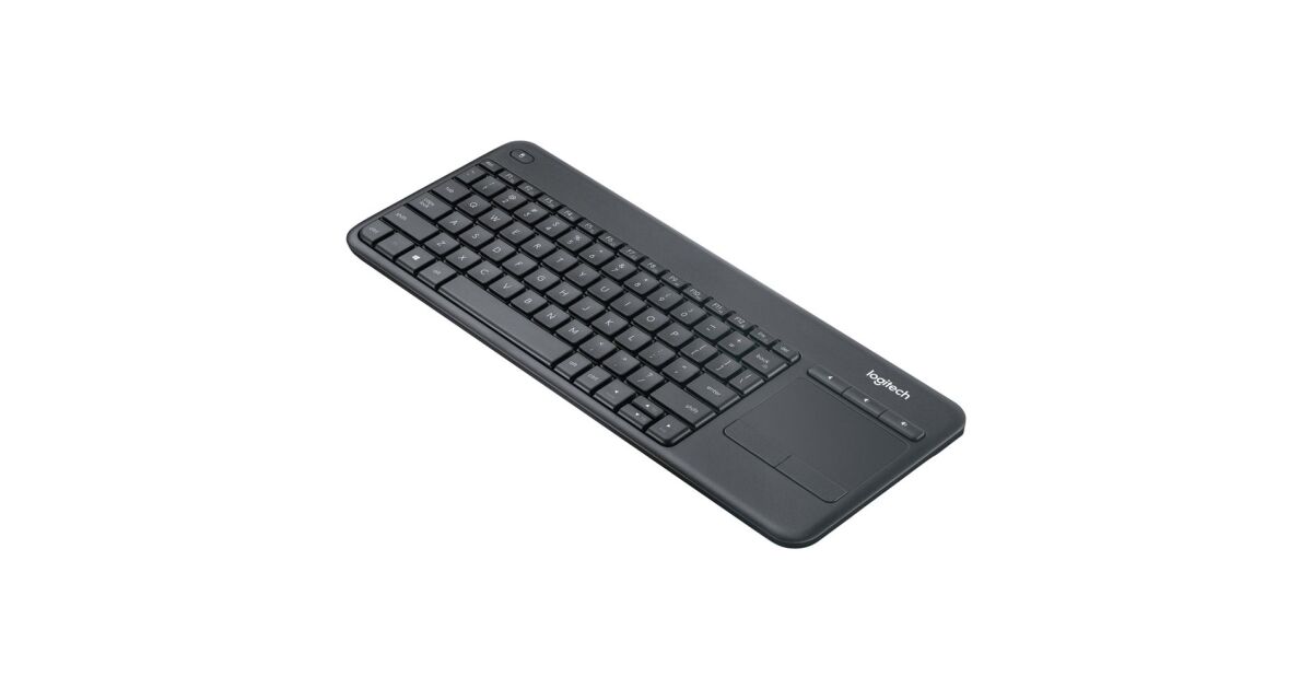 LOGITECH Wireless Touch Keyboard K400 Plus - DARK - FRA - 2.4GHZ ...