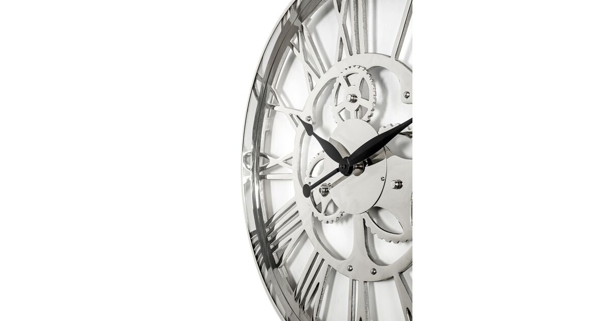 KARE Gear 60 Króm Fogaskerék Falióra | Pepita.hu