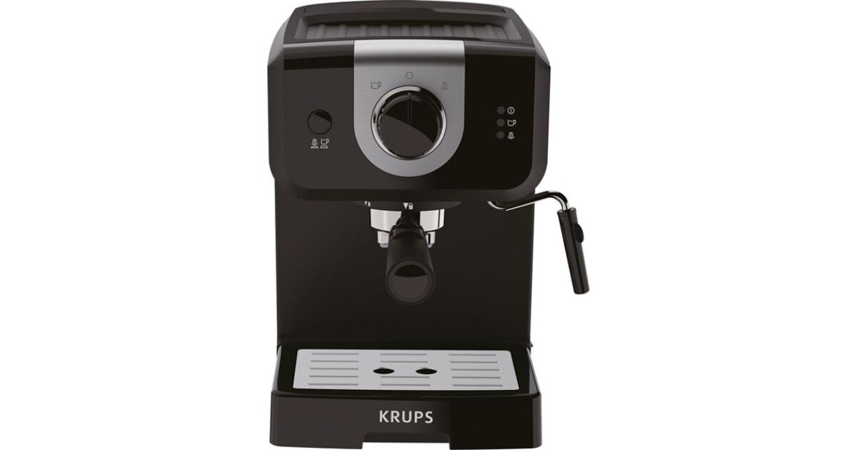 Krups XP320830 Espresso Steam & Pump Opio fekete espresso kávéfőző ...