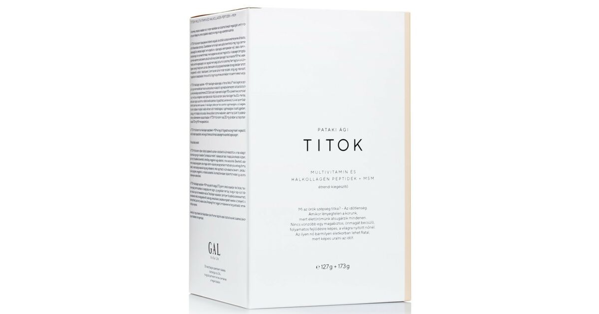 TITOK Multivitamin és Halkollagén peptidek + MSM | Pepita.hu