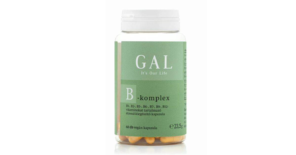 GAL B-komplex 60 vegán kapszula | Pepita.hu