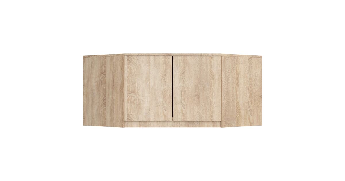 Akord - Sonoma Tölgy Gardrób S100 Felsőszekrény, 100cm Széles, 55cm ...