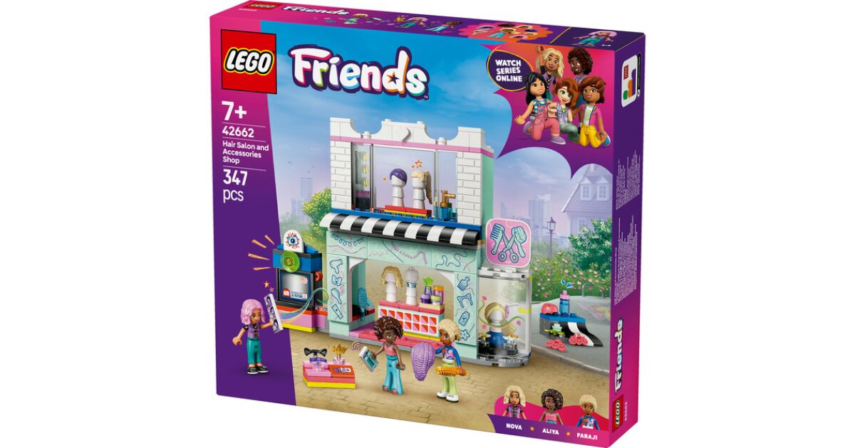 LEGO Friends 42662 Fodrászat és fodrászkellékek boltja | Pepita.hu