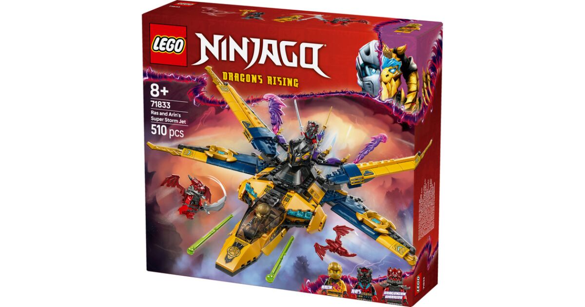 LEGO NINJAGO 71833 Ras és Arin szuper viharrepülője | Pepita.hu
