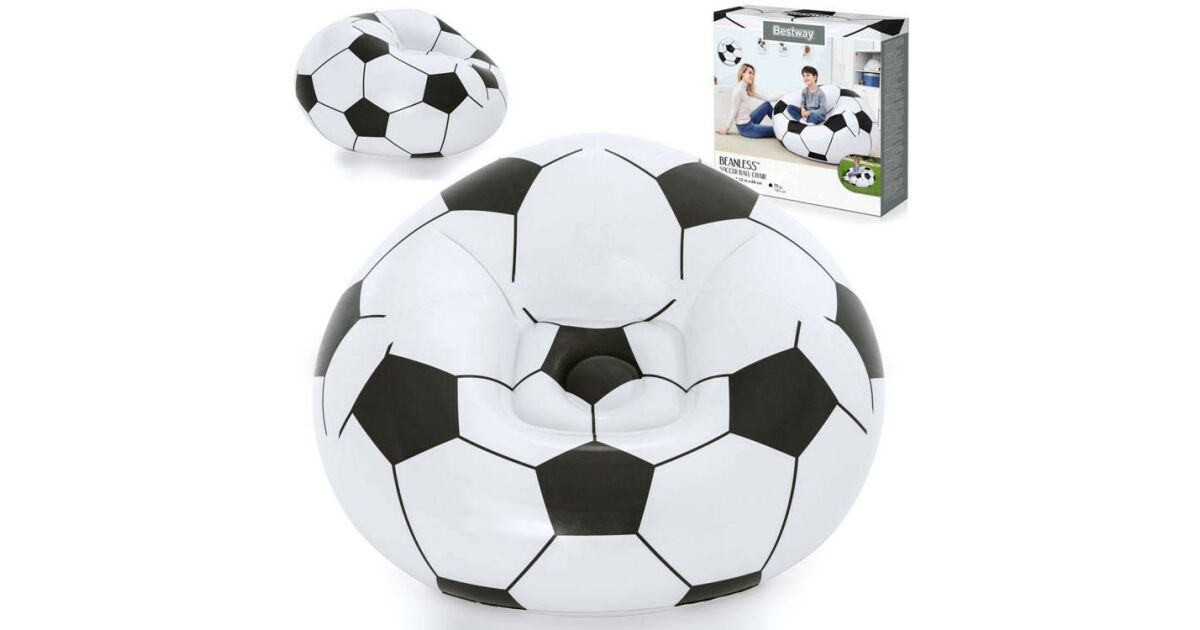 Bestway Inflatable seat FOOTBALL pouf 75010 | Pepita.hu