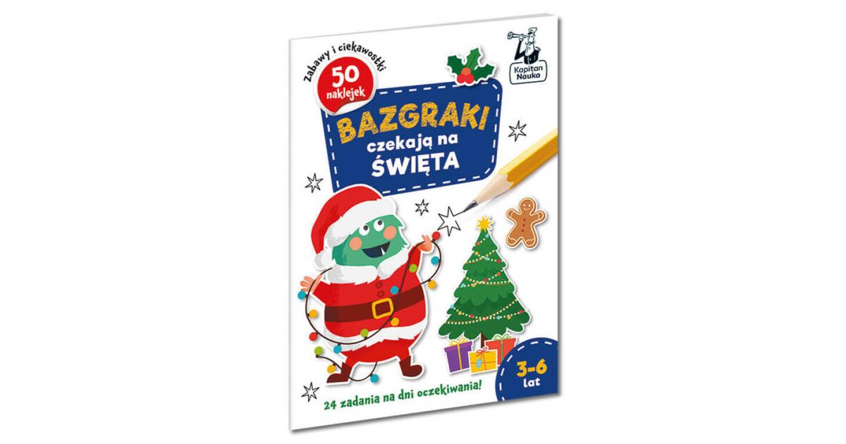 Tudománykapitány firkákat várnak karácsonyra 24 rejtvény matrica KS1008 ...