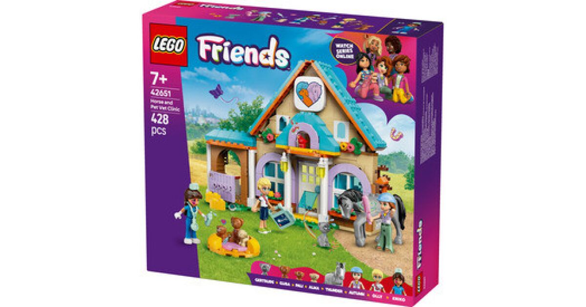 LEGO Friends 42651 Ló- és állatkórház | Pepita.hu