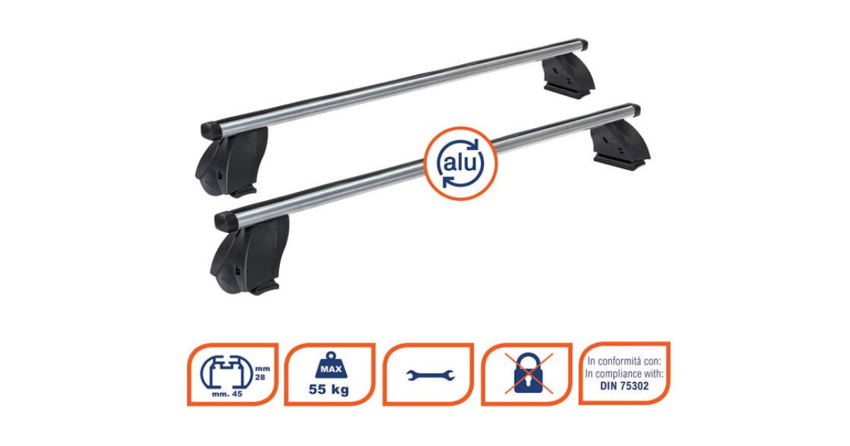 Bare transversale aluminiu K39 pentru Land Rover Discovery Sport (L550 ...