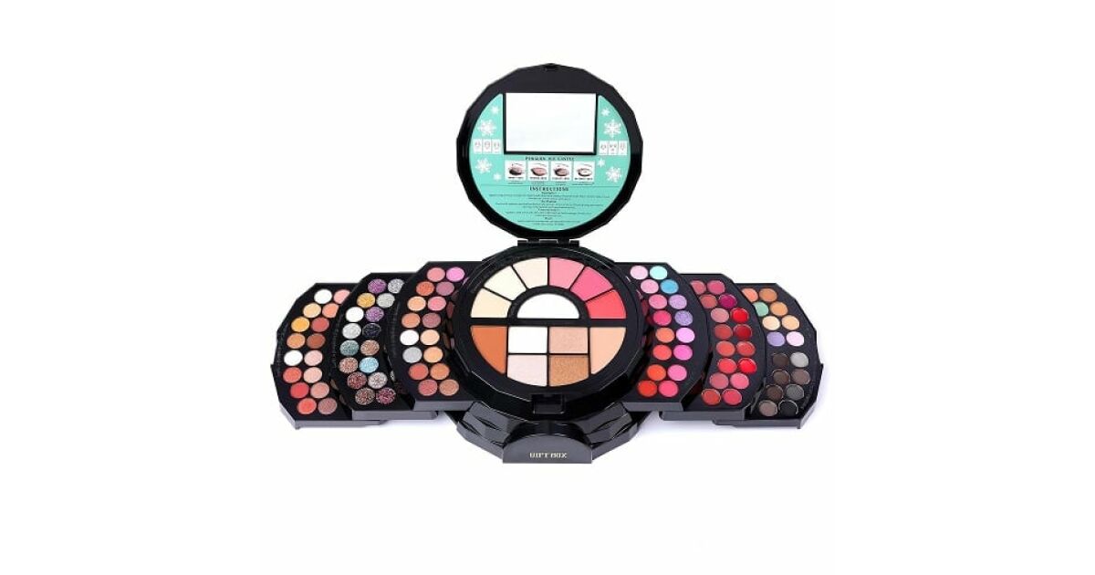 Makeup Set, Miss Rose, Penguin Ice Castle Gift Box, 109 Products ...