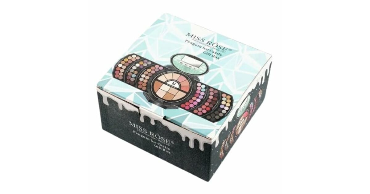 Makeup Set, Miss Rose, Penguin Ice Castle Gift Box, 109 Products ...