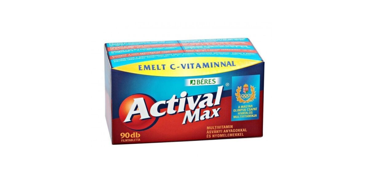 Béres actival max multivitamin filmtabletta 90 db | Pepita.hu