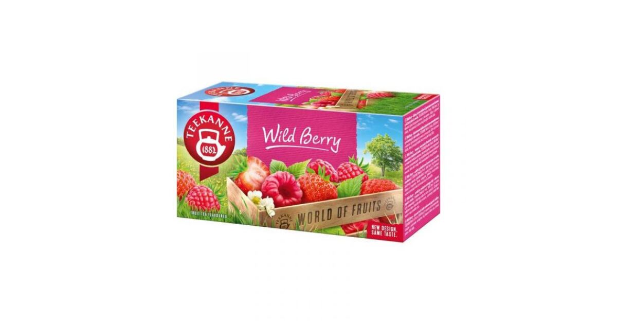Teekanne eper és málna ízű gyümölcstea 40 g | Pepita.hu