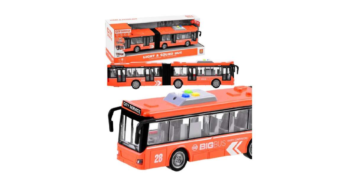 44 cm-es csuklós busz | Pepita.hu