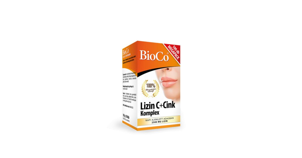 BioCo Lizin C+Cink komplex megapack 100 tabletta | Pepita.hu