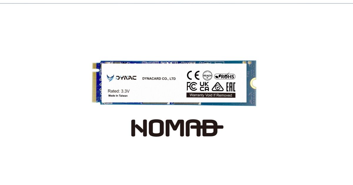 DYNAC DNOMAD1TB/R 1 TB M.2 PCI Express 4.0 NVMe 3D NAND Belső SSD | Pepita.hu