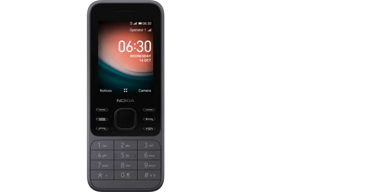 Nokia 6300 4G TA-1286 dual sim szürke mobiltelefon | Pepita.hu