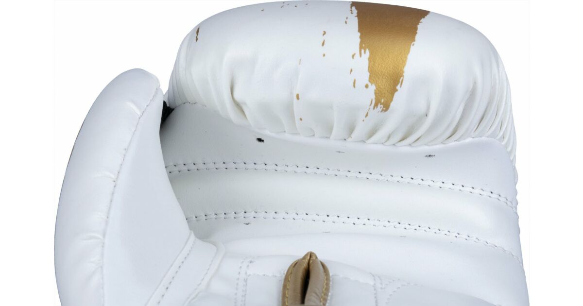Manusi de box „Power Ink Star Golden” - Alb -Gold, 10 oz | Pepita.com