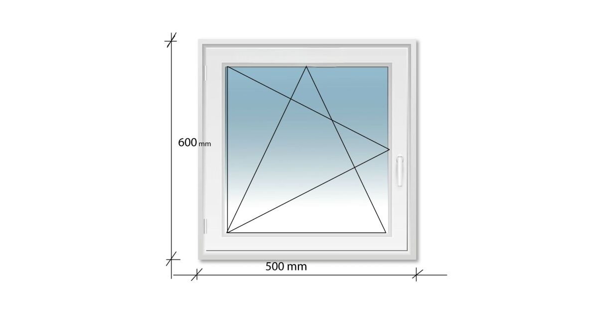 50x60 Bukó - Nyíló műanyag ablak Decco 71 profil 2 retegű üvegezés | Pepita.hu