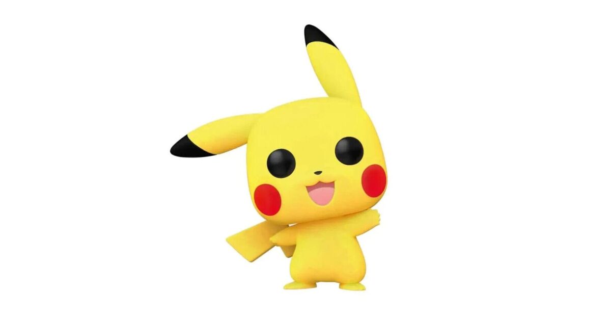 Pokémon POP! Játékok Vinyl figura Pikachu Waving (Flocked) 9 cm | Pepita.hu