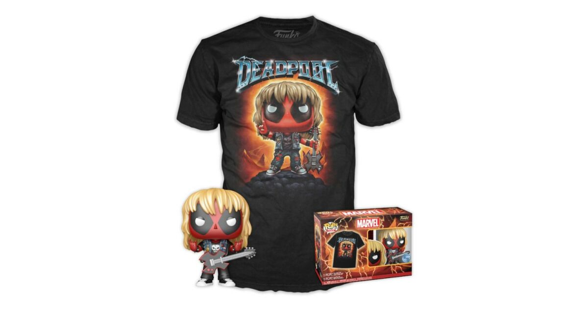 Deadpool POP! & Tee Box Heavy Metal M méretű | Pepita.hu
