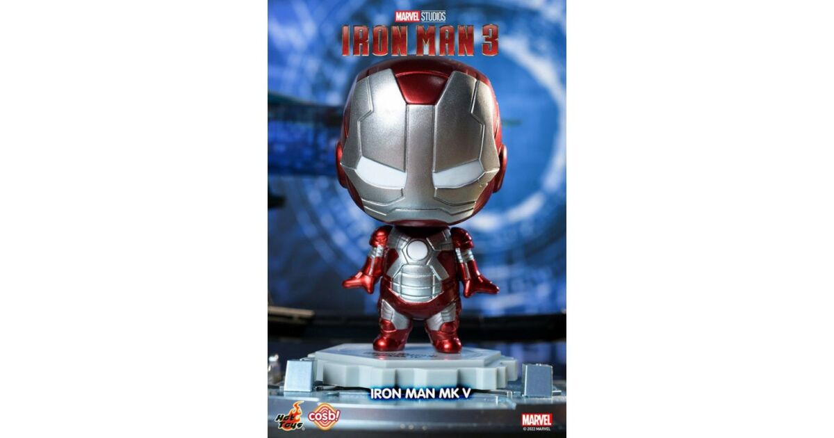 Iron Man 3 Cosbi Mini Figur Iron Man Mark 5 8 cm | Pepita.hu