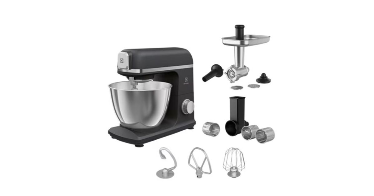 Robot de bucatarie ELECTROLUX E5KM1-6GBP, 1200 W, 6 trepte de viteza ...