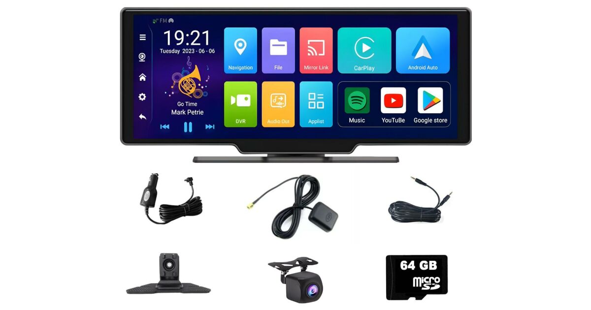 Sistem navigatie auto 10.26 inch goBERA®, Android 13, 8-Core, 4 GB RAM ...