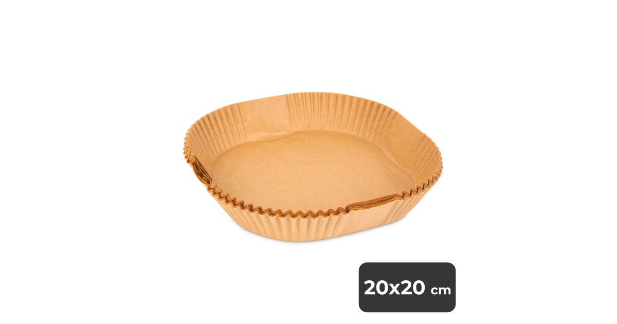 Bewello Air fryer sütőpapír, olaj nélküli sütőhöz, négyzet, 20*20 cm ...